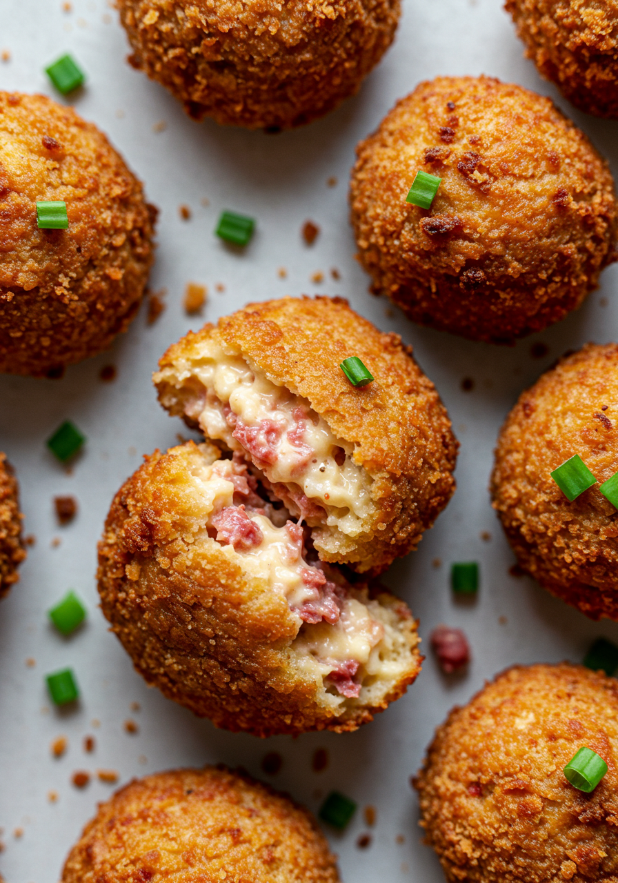 Cheesy Corned Beef Croquettes