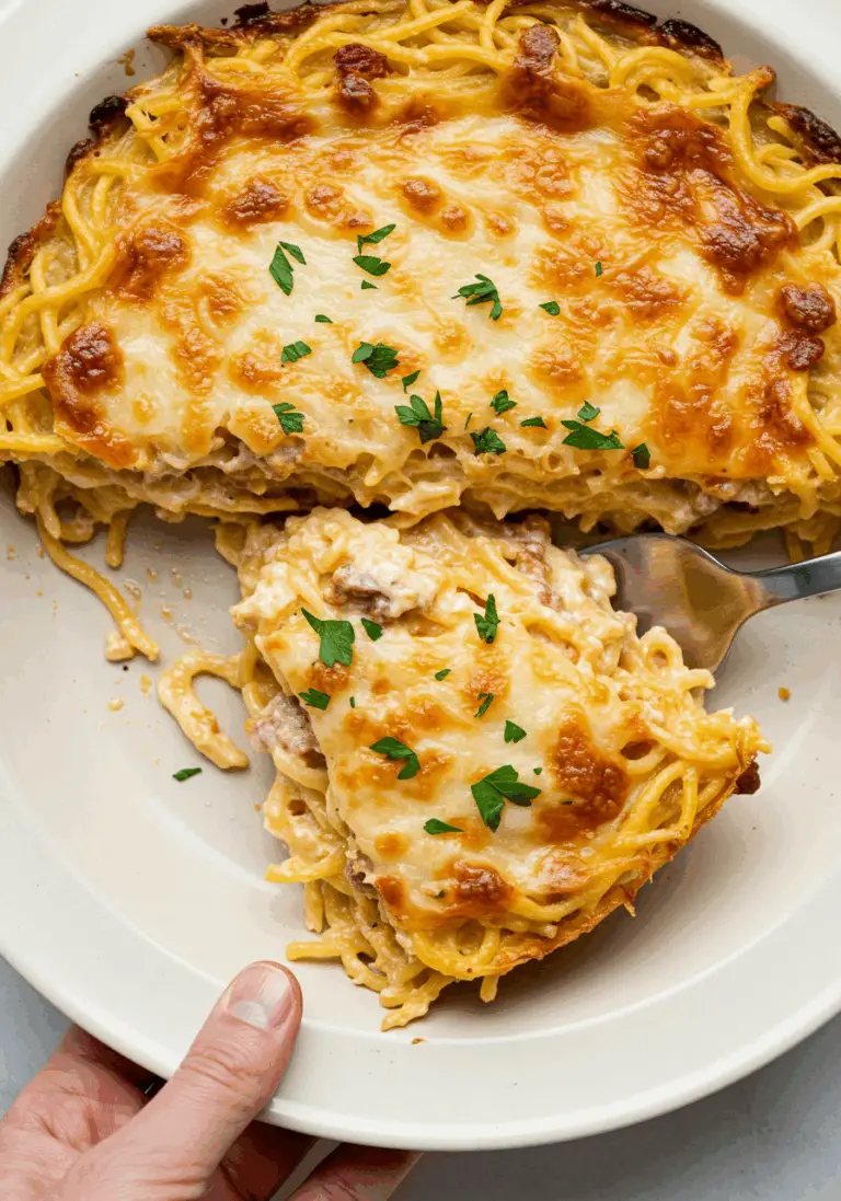 Easy Spaghetti Pie