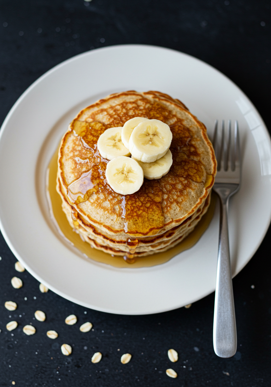 Soft & Fluffy Oatmeal Pancakes - Martharecipes