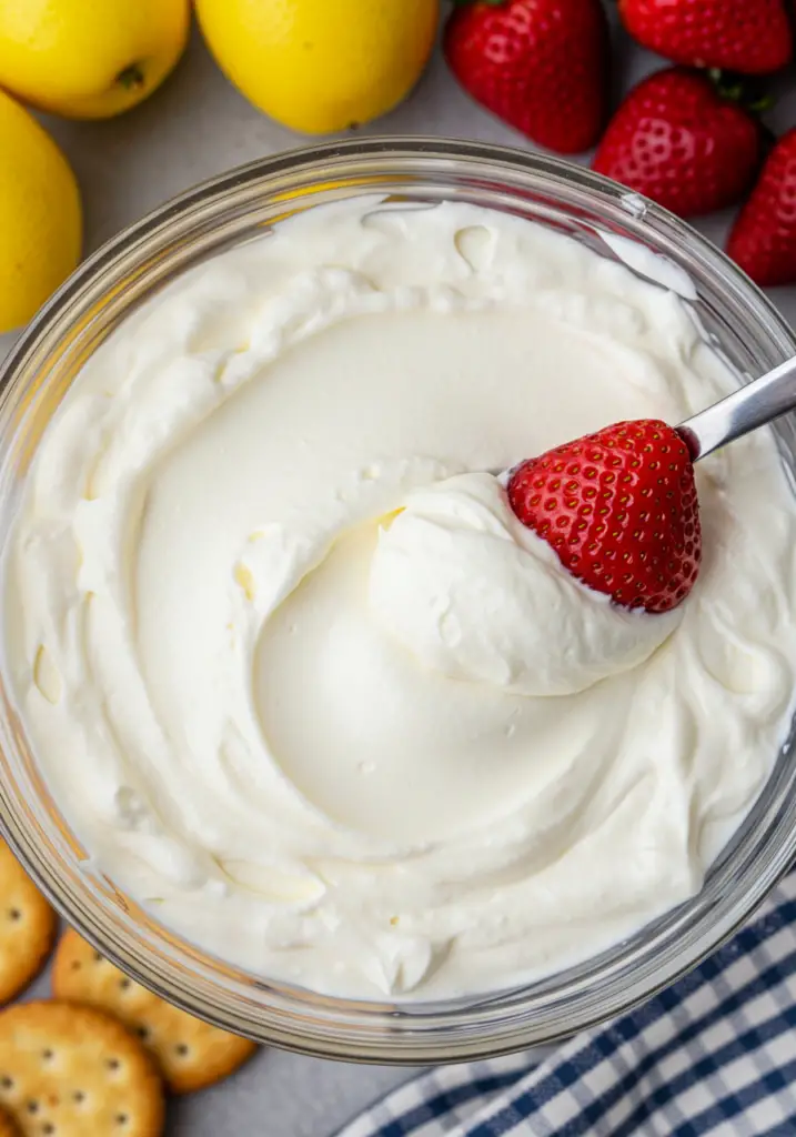 Easy Cream Cheese Fruit Dip - Martharecipes