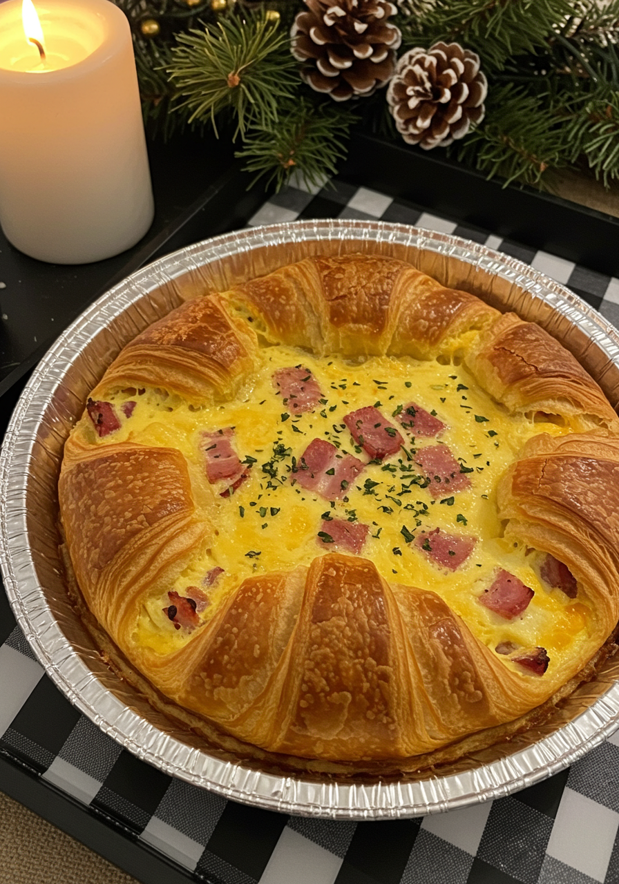 Croissant Breakfast Pie - Martharecipes