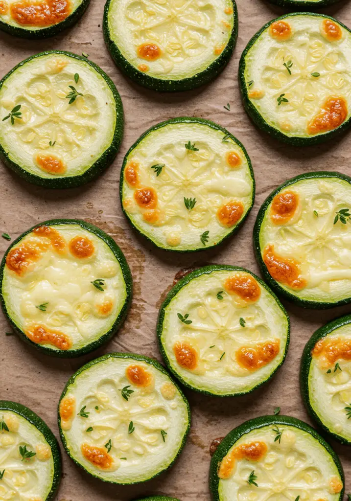 Gourmet Garlic Zucchini Steaks with Cheese - Martharecipes