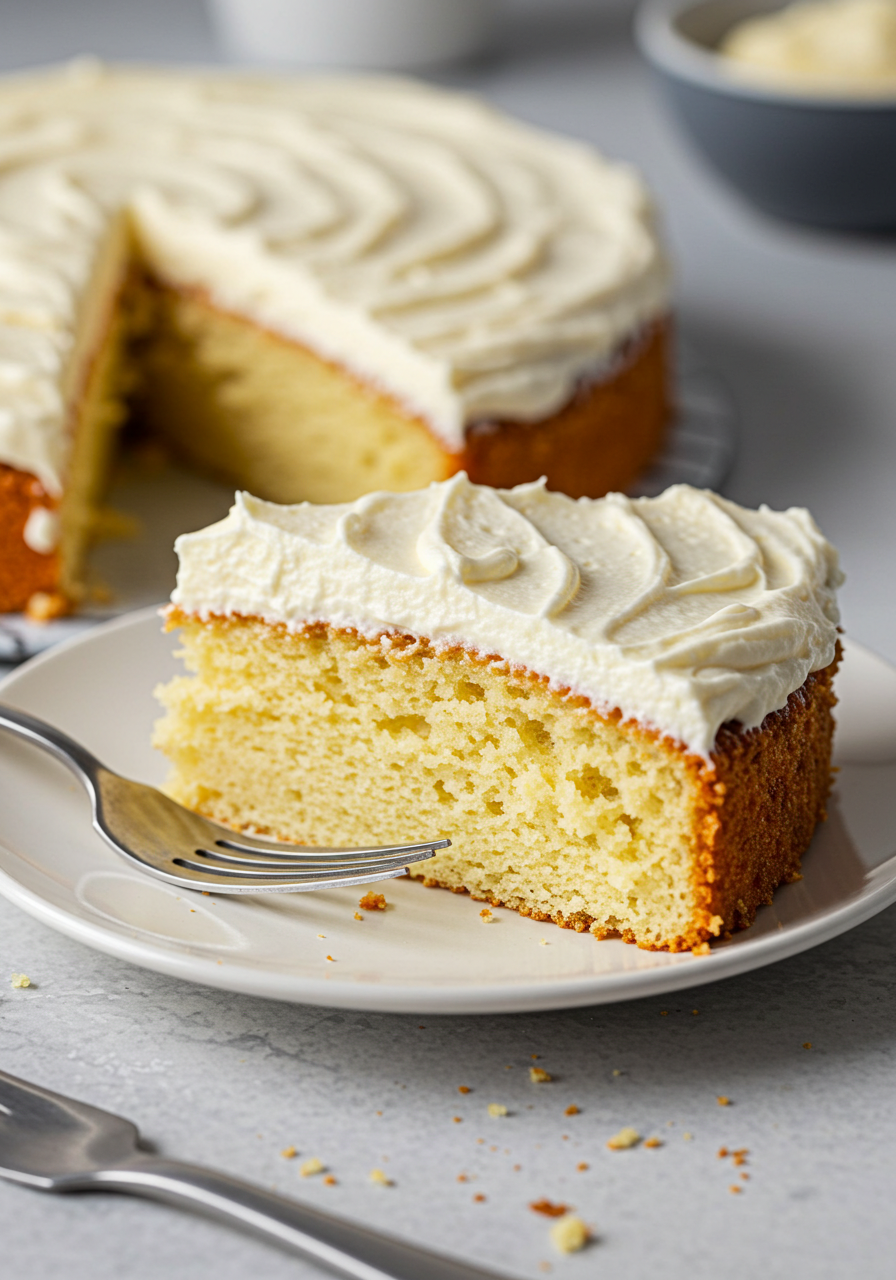Vanilla Sugar-Free Cake - Martharecipes