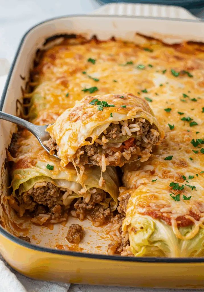 Italian Unstuffed Cabbage Roll Casserole - Martharecipes