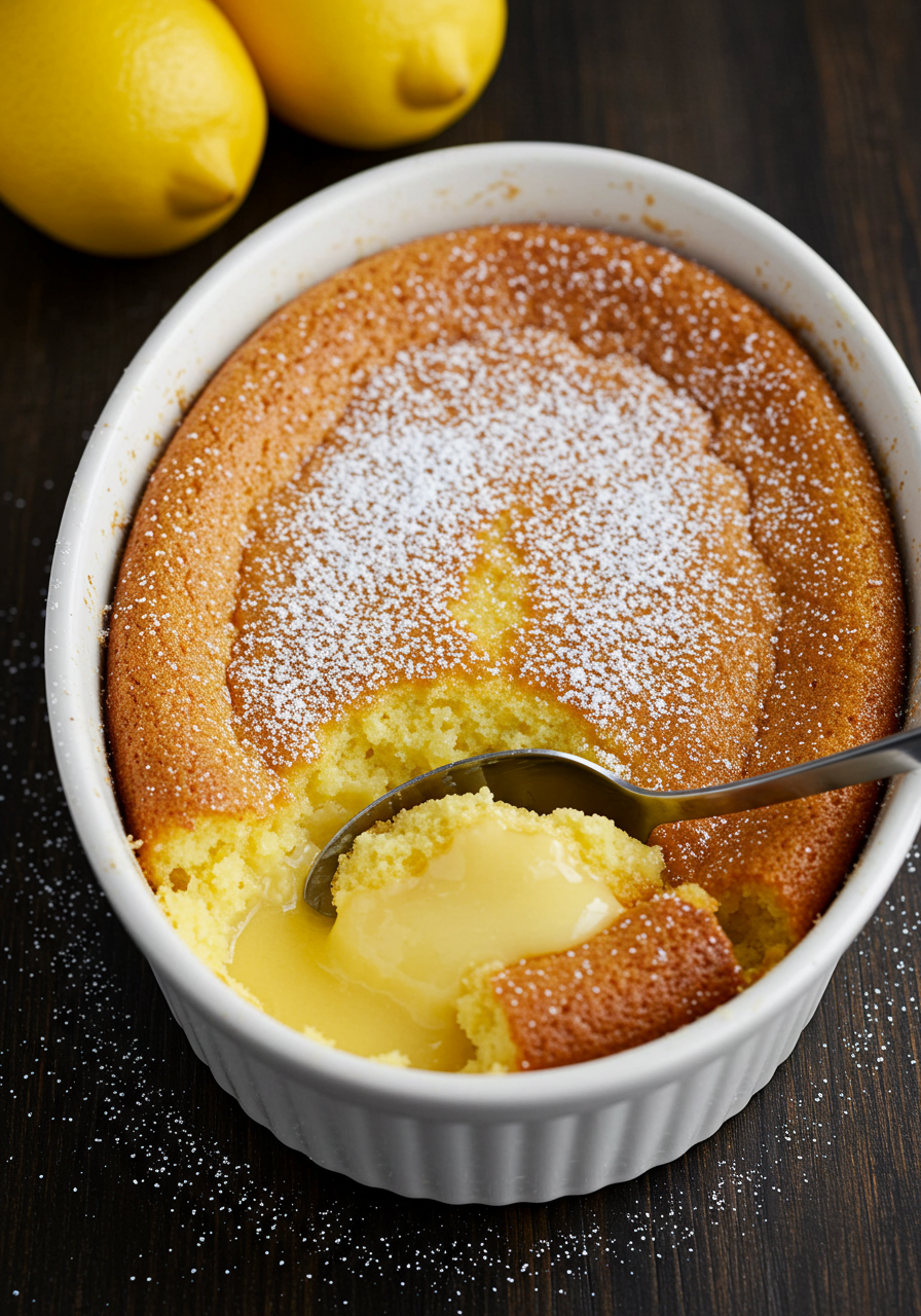Jamie Oliver Self Saucing Lemon Pudding - Martharecipes