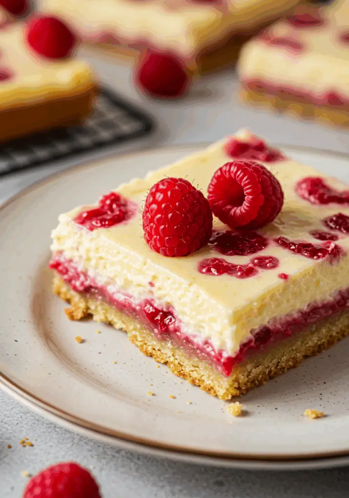 Tangy Raspberry Lemon Bars