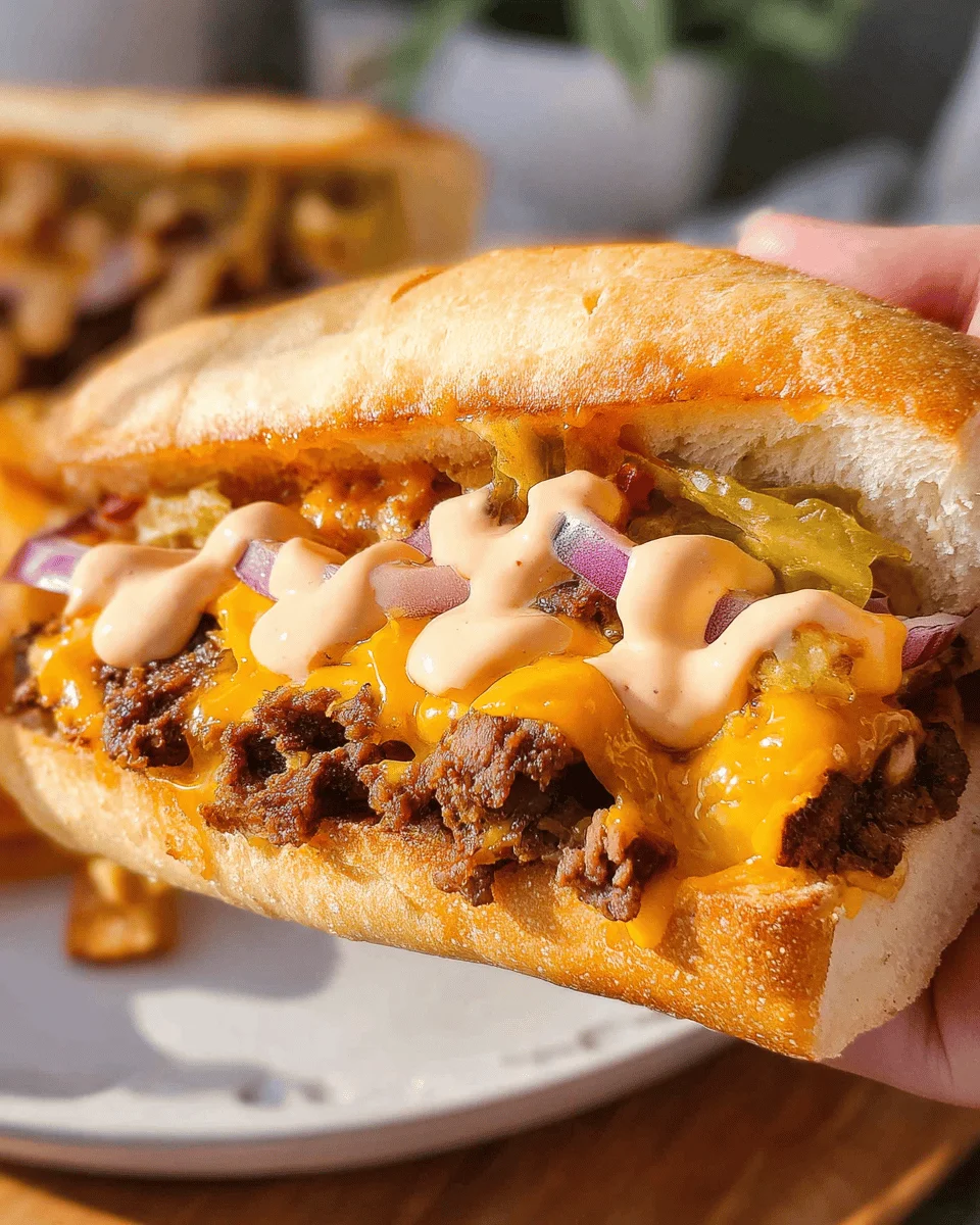 Cheeseburger Subs