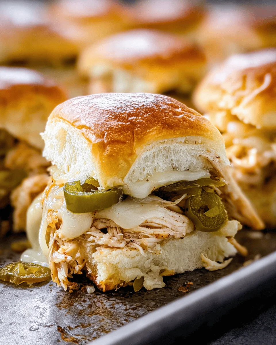 Chicken Philly Sliders