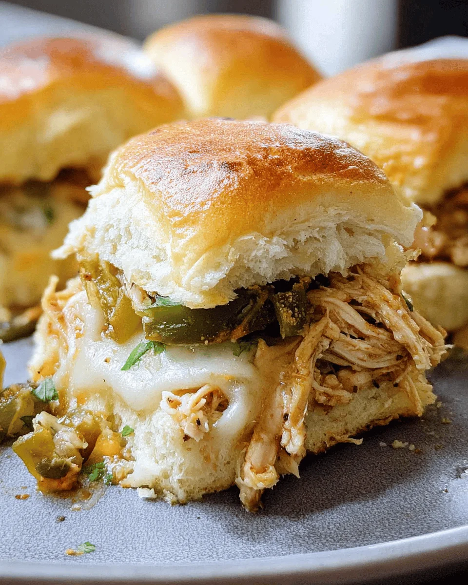 Chicken Philly Sliders