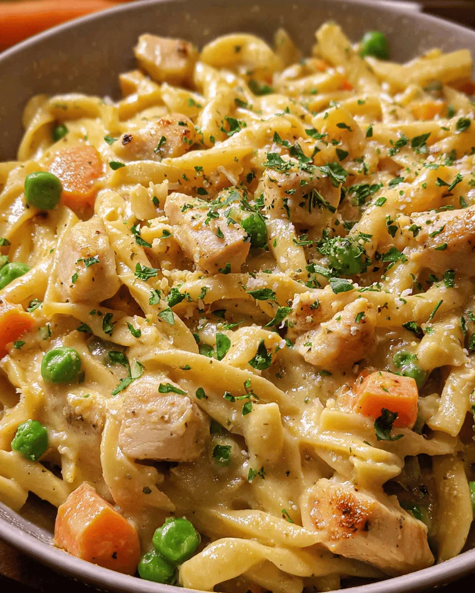 Creamy Chicken Pot Pie Pasta