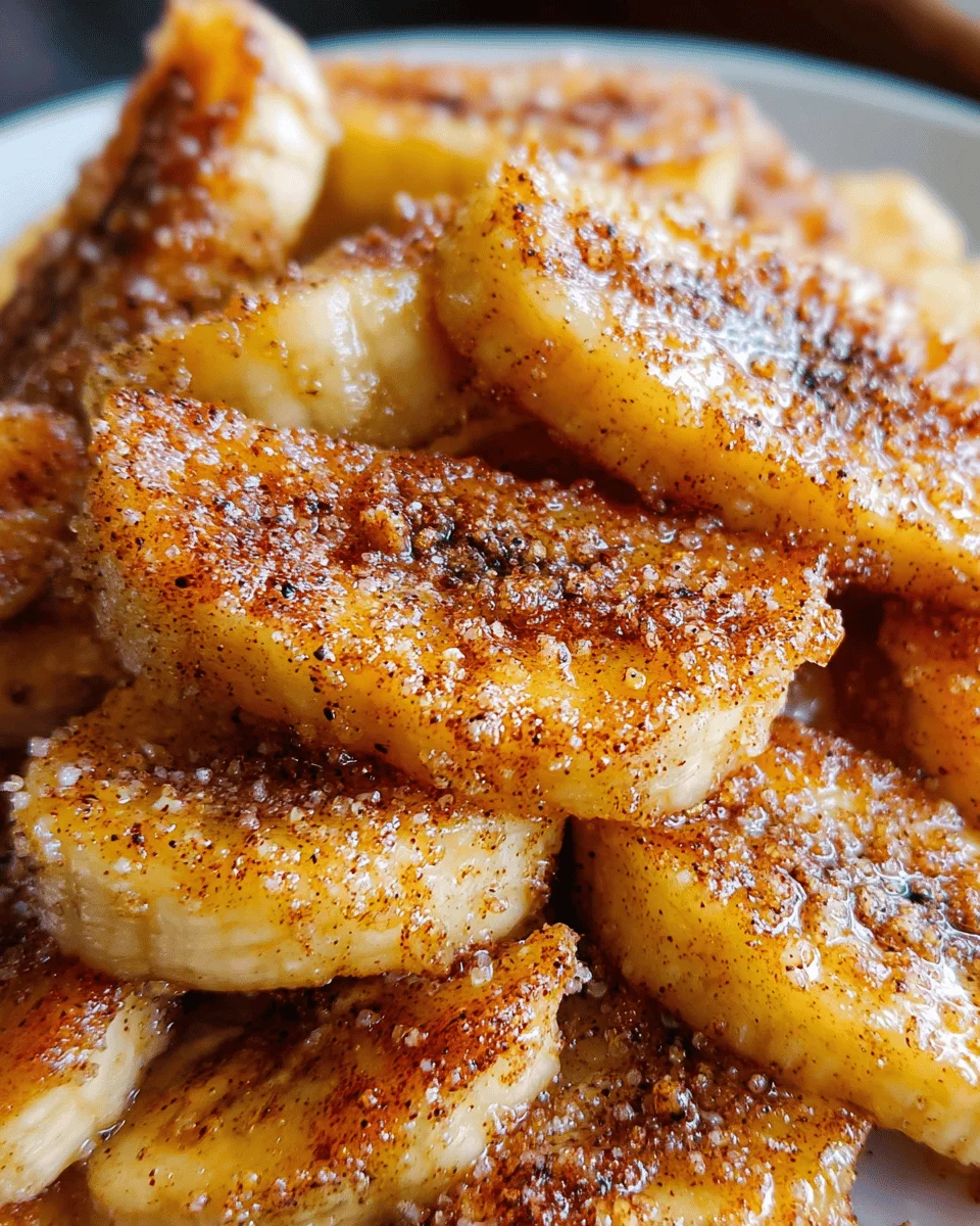 Crispy Cinnamon-Spiced Bananas