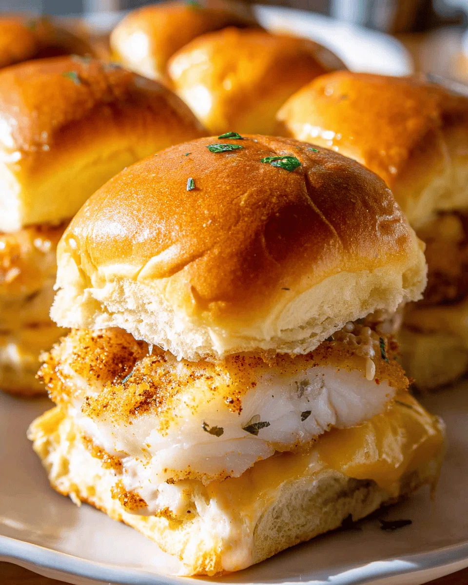 Savory Fish Sliders
