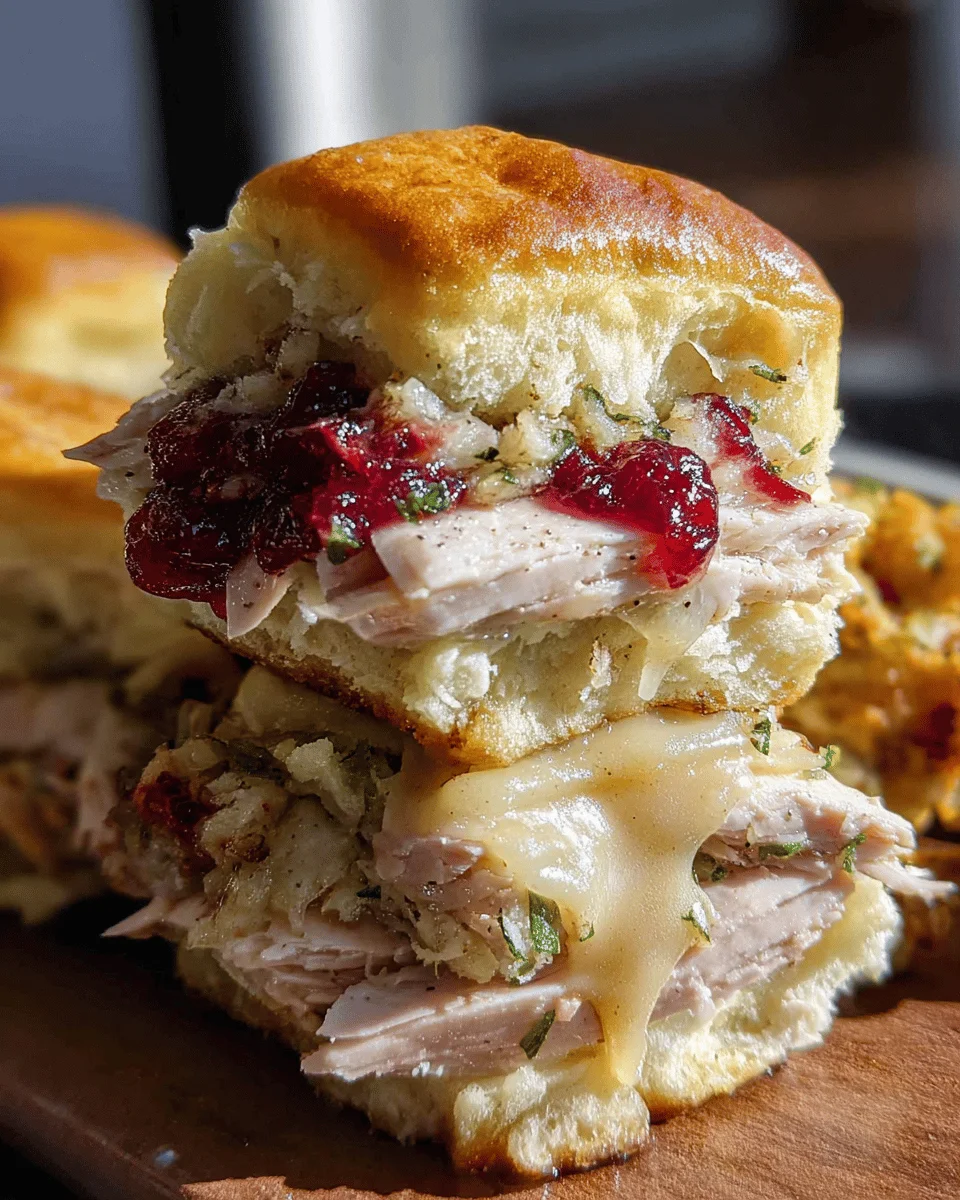 Leftover Turkey Sliders