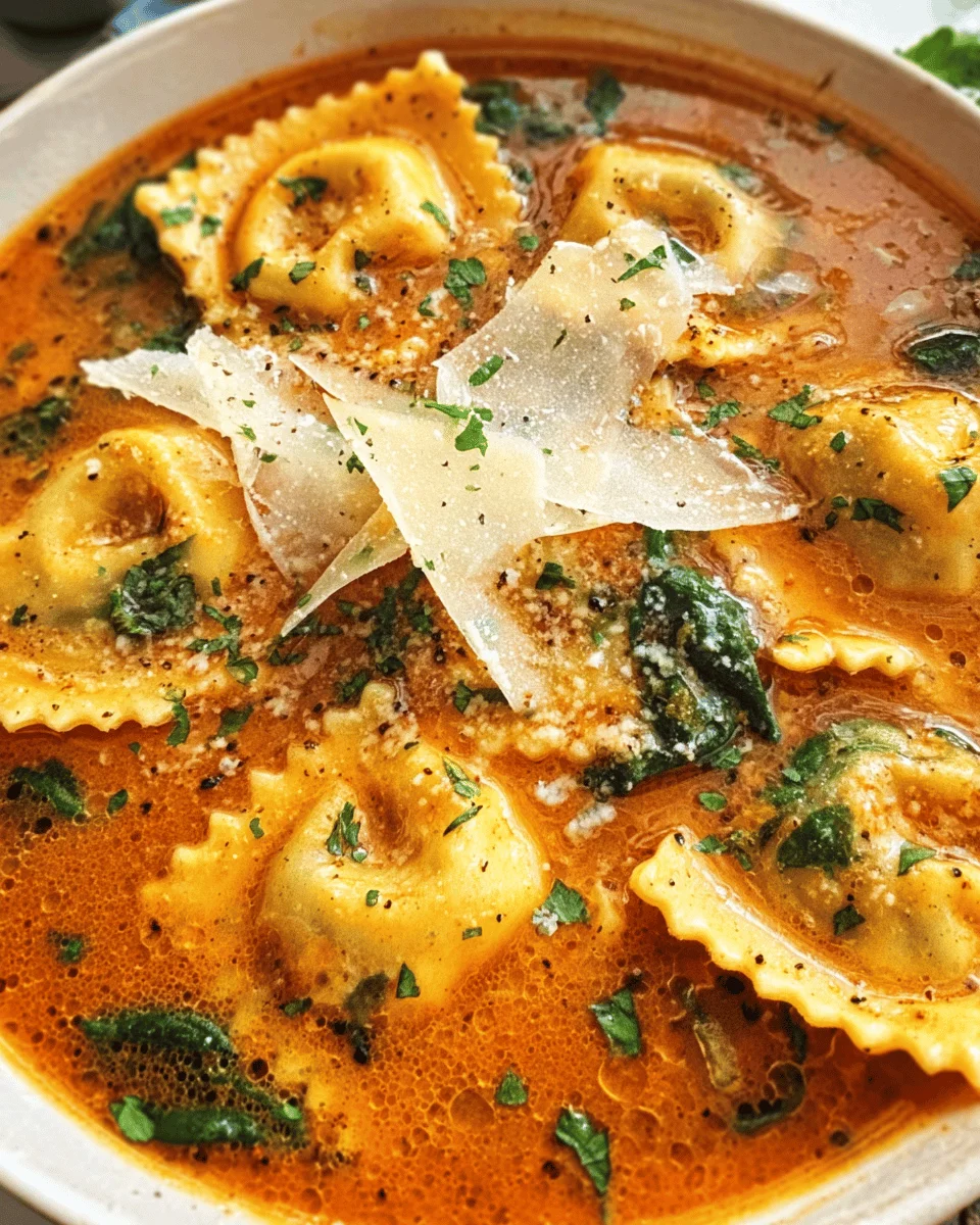 Homemade Ravioli Soup