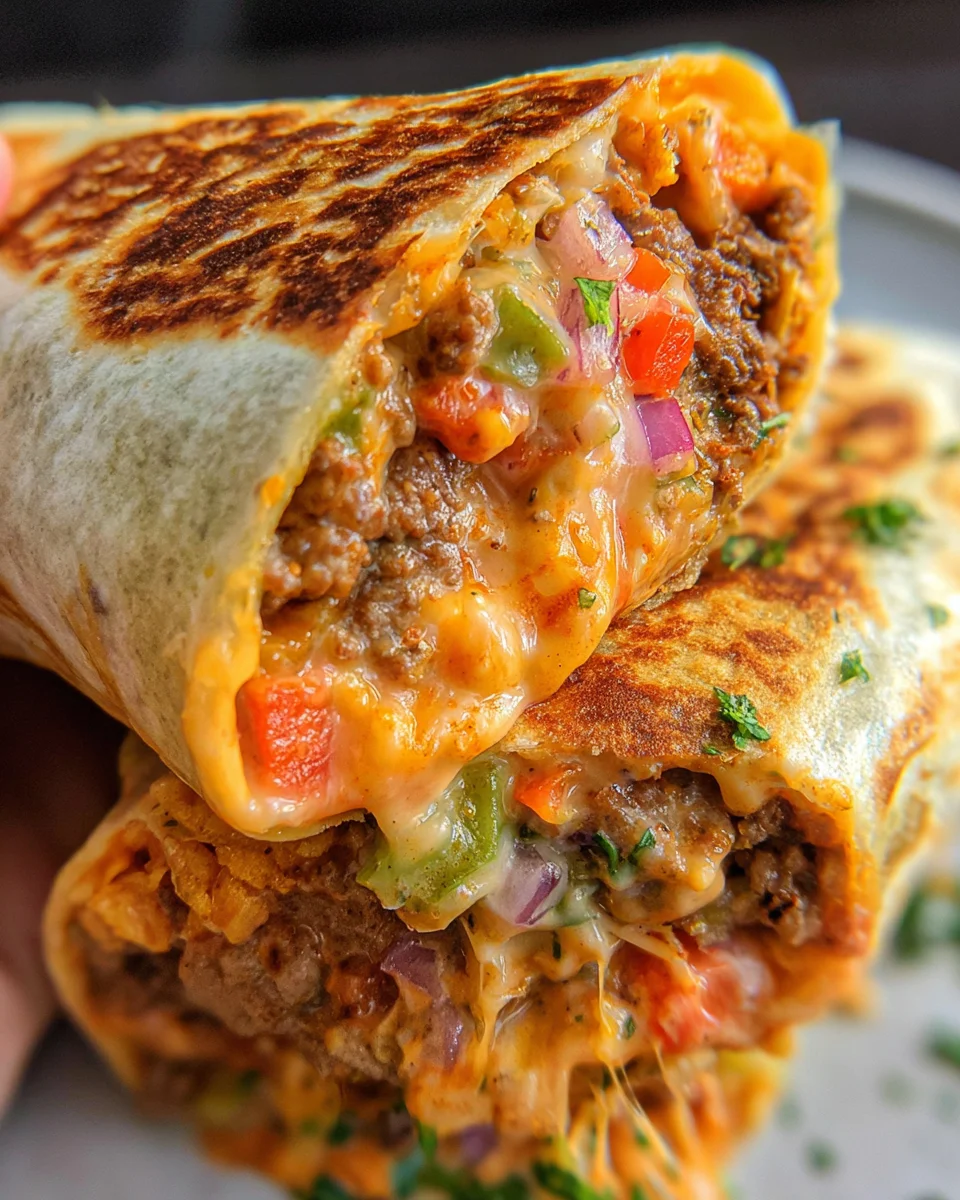 Beefy Nacho Cheese Wrap