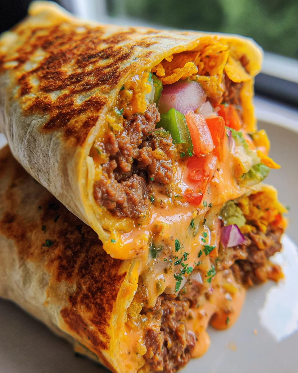 Beefy Nacho Cheese Wrap