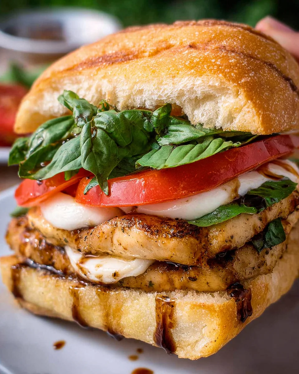 Chicken Caprese Sandwich