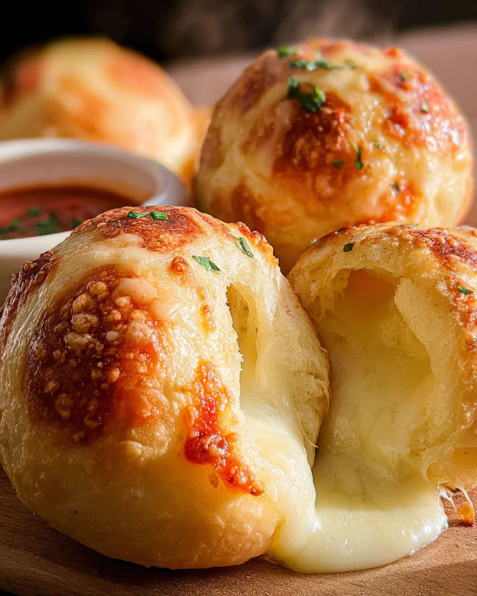 Easy Garlic Cheese Bombs