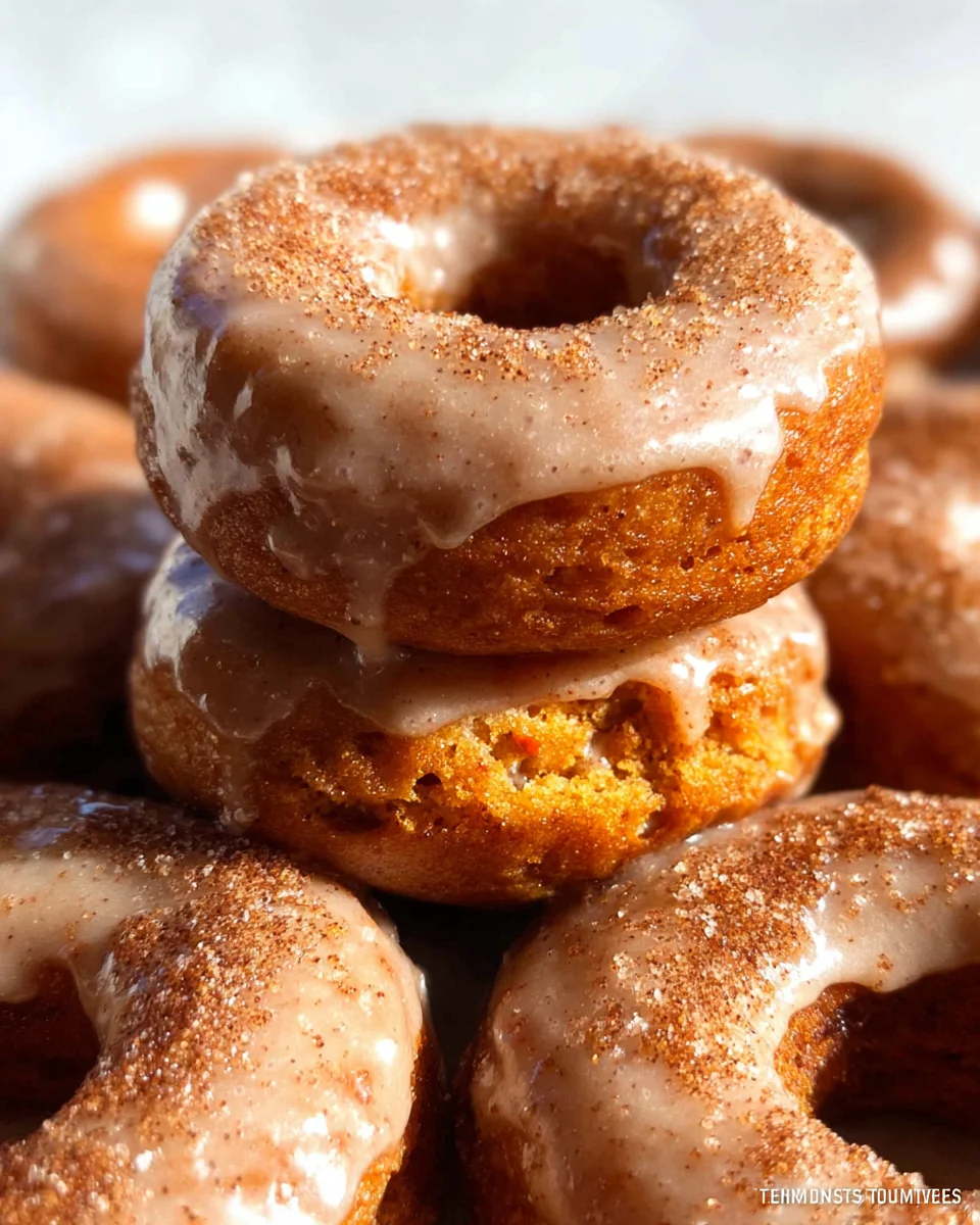 Delicious Baked Pumpkin Donuts with Maple Glaze