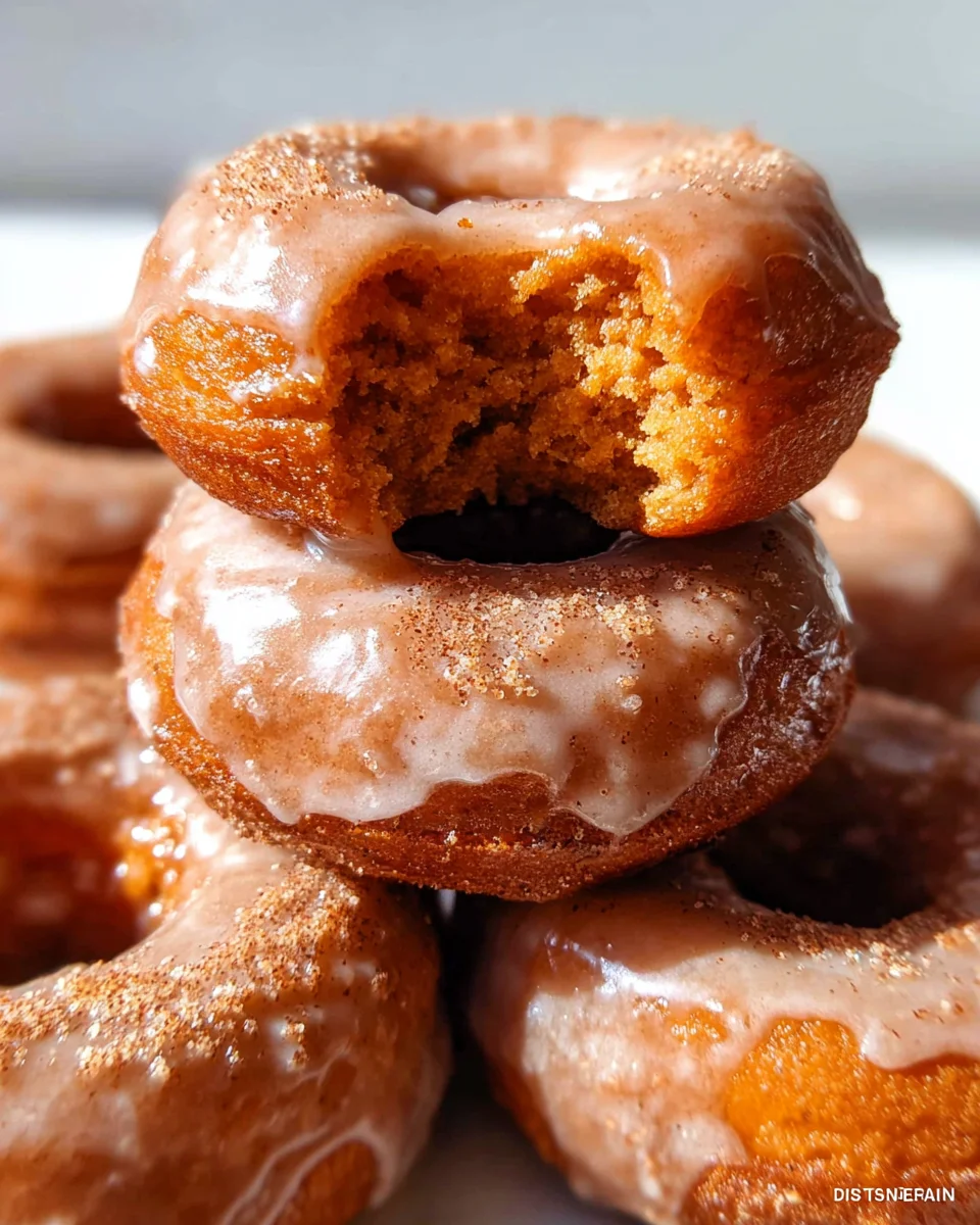 Delicious Baked Pumpkin Donuts with Maple Glaze