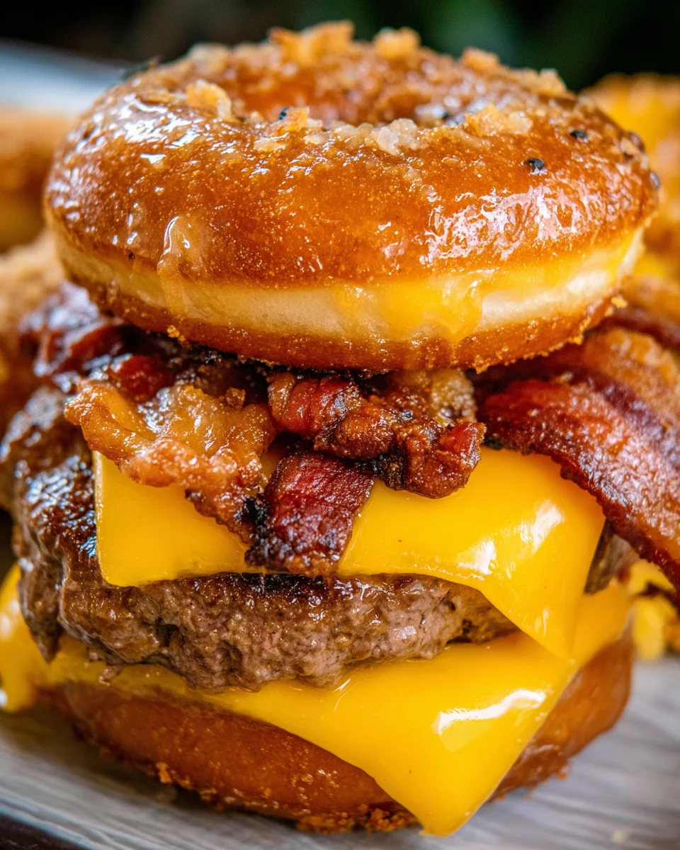 Buttery Glazed Donut Burger