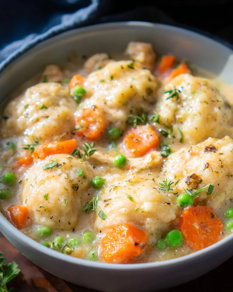 Instant Pot Chicken and Dumplings