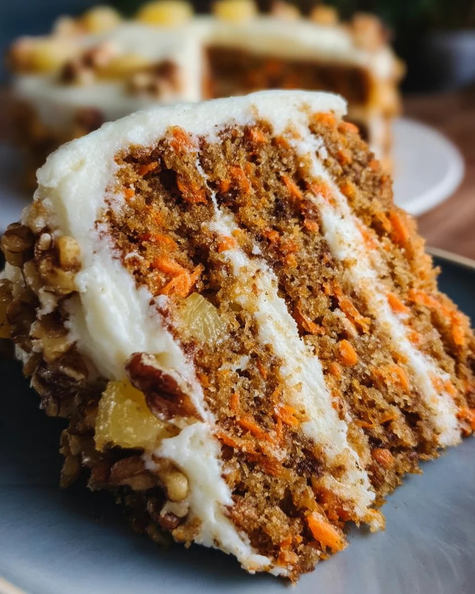 Scratch Carrot Cake with Pineapple