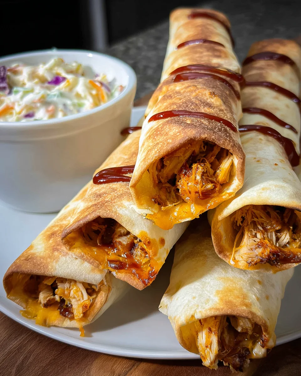 BBQ Chicken Roll Ups
