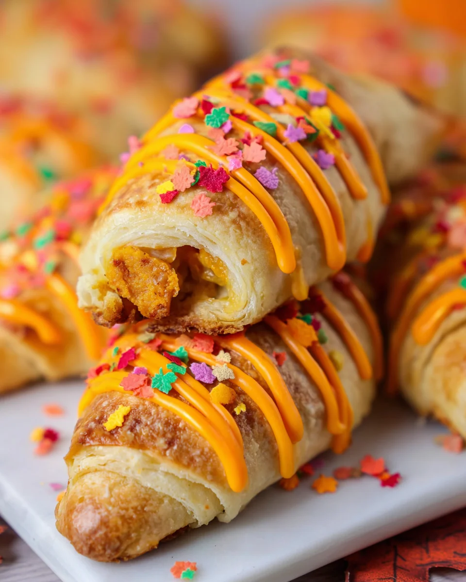 Cream Cheese Pumpkin Pie Crescent Rolls