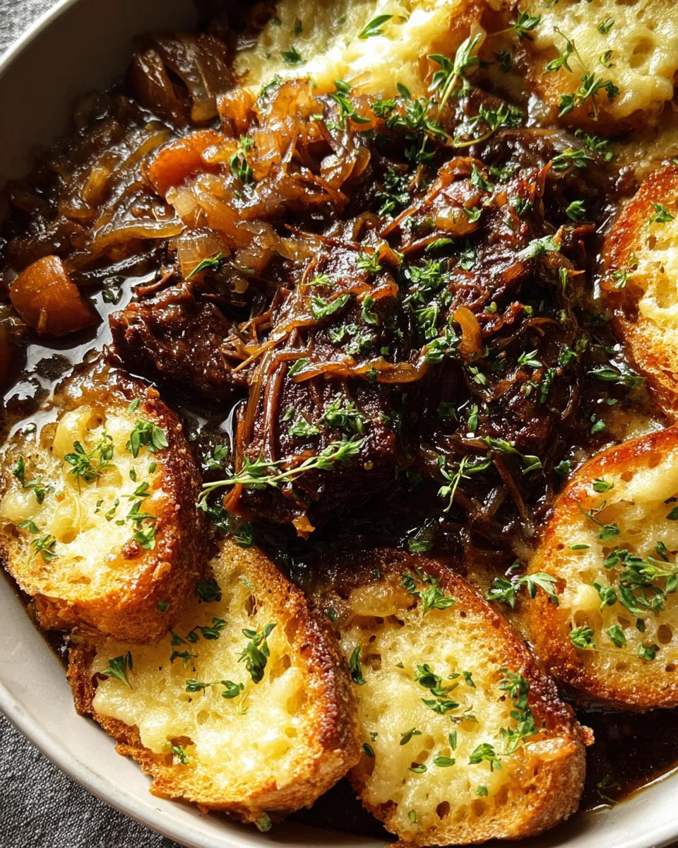 French Onion Braised Beef