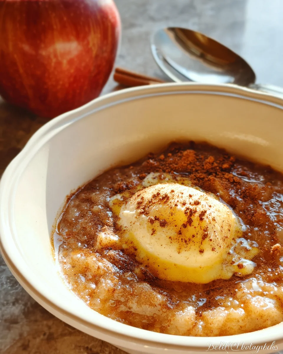 Hot Buttered Apple Sauce