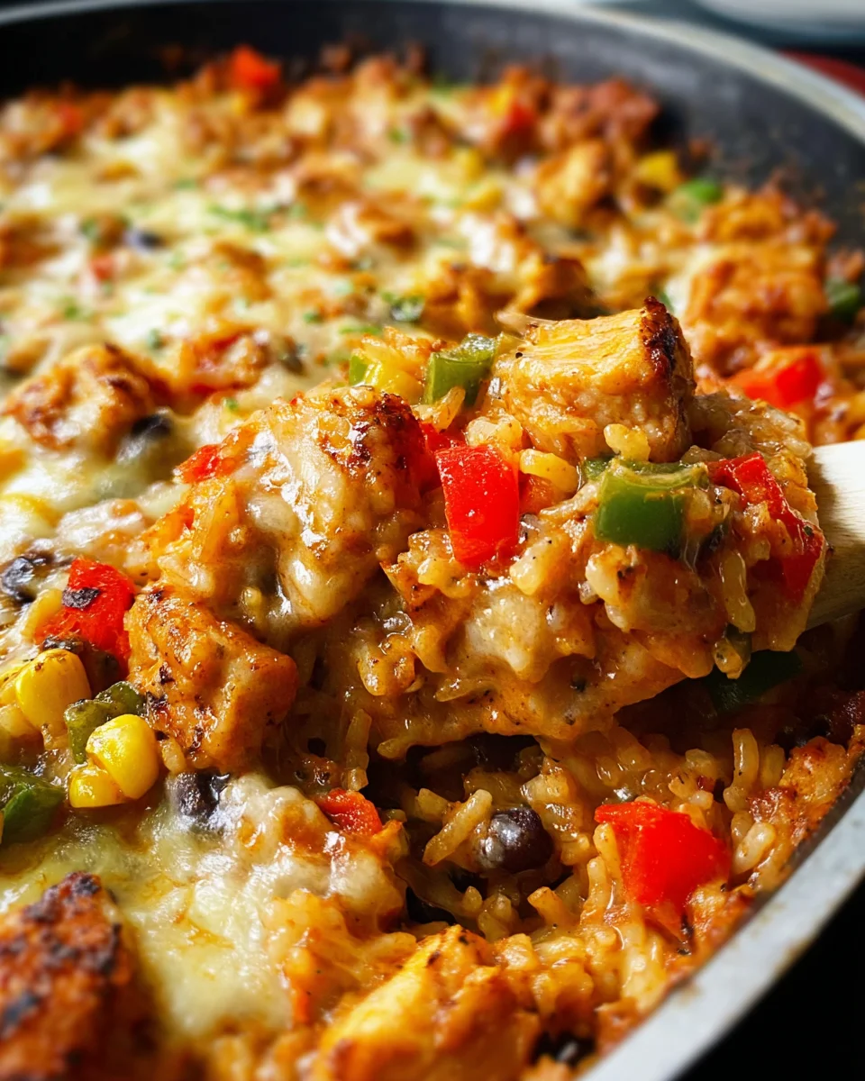 Mexican Cheesy Chicken and Rice