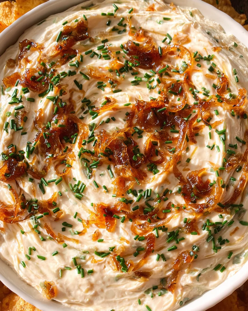 Caramelized Onion Chip Dip