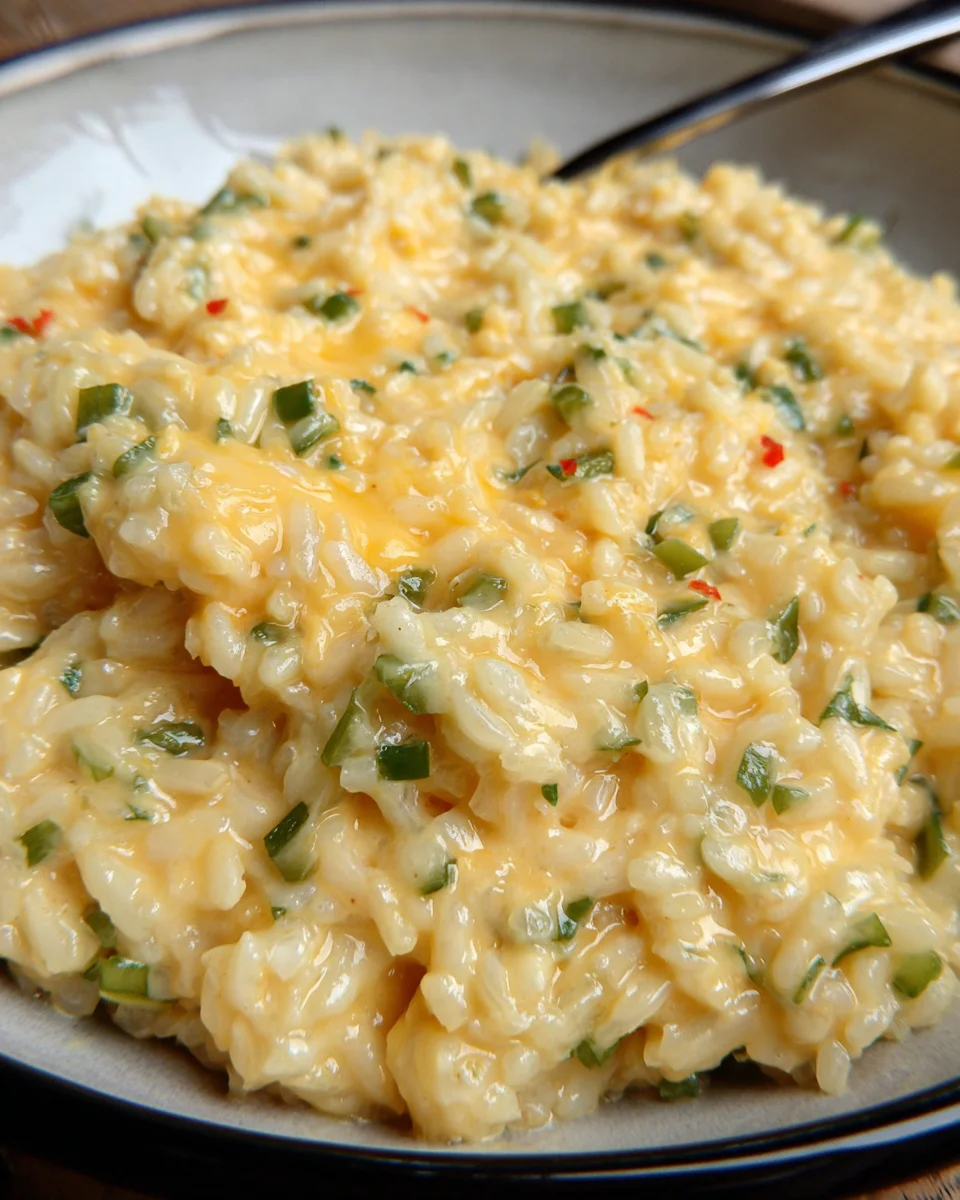 Cheesy Jalapeño Rice