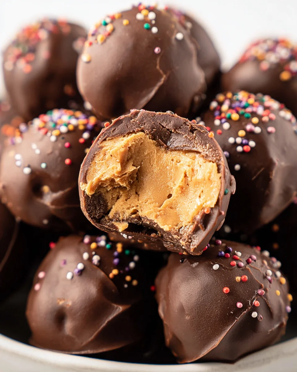 Chocolate Peanut Butter Balls Recipe