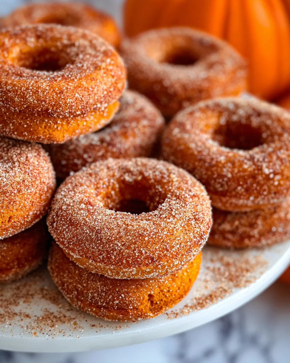 Easy Baked Pumpkin Donuts