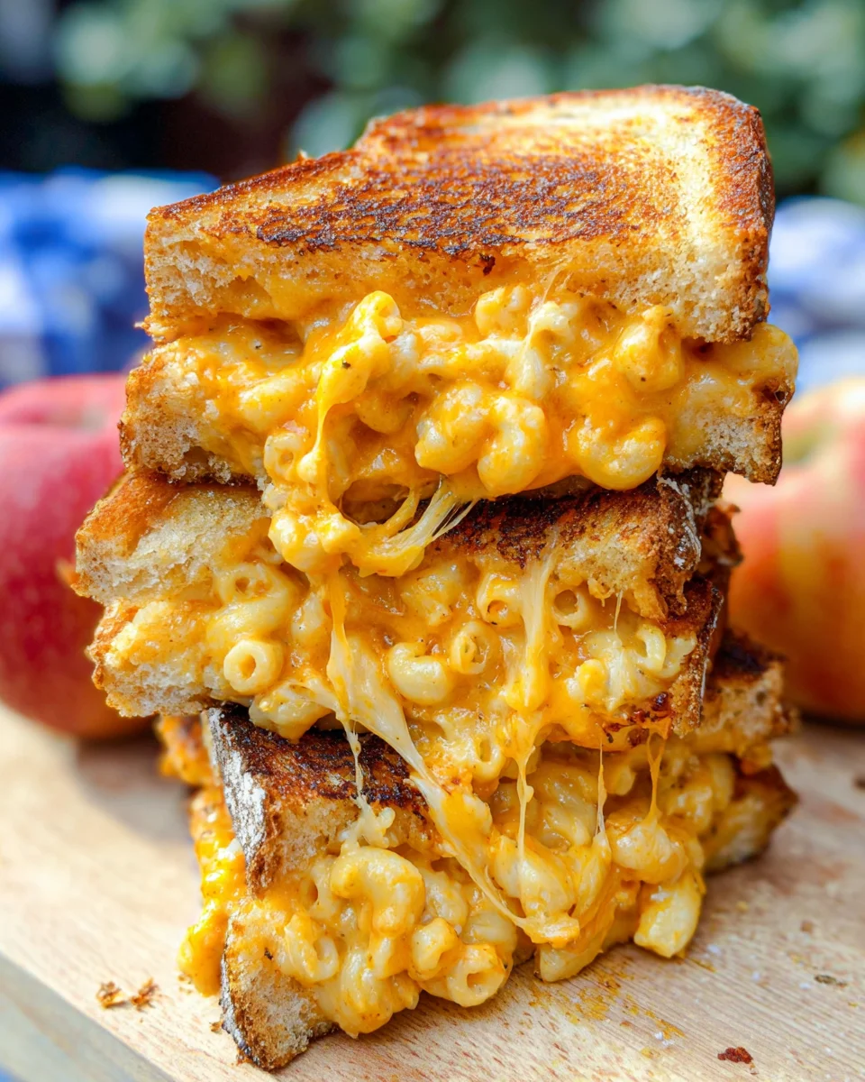 Grilled Mac & Cheese Sandwich