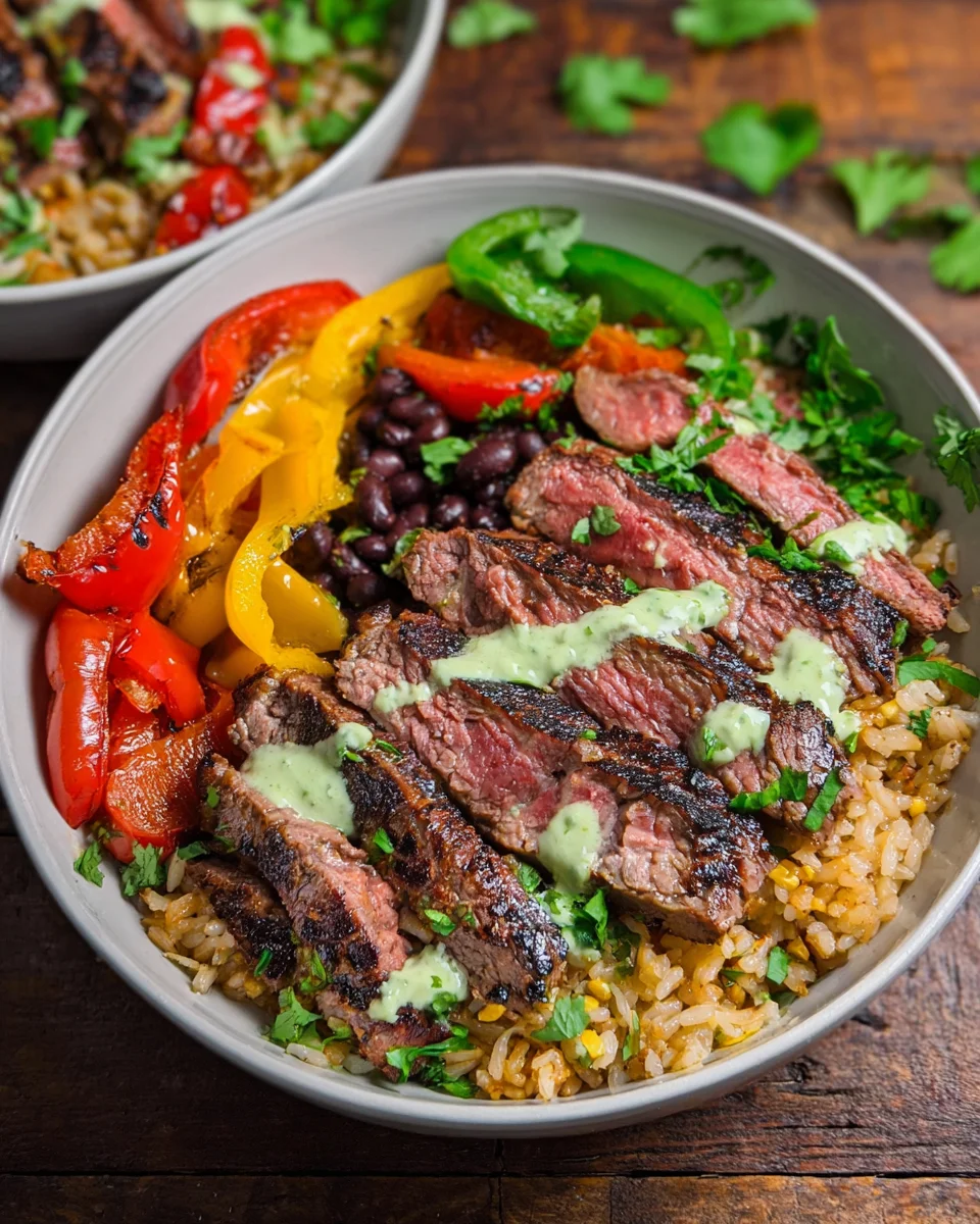 Grilled Steak Burrito Bowls