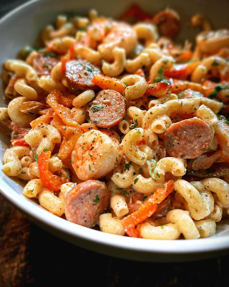 Instant Pot Cajun Sausage and Shrimp Pasta