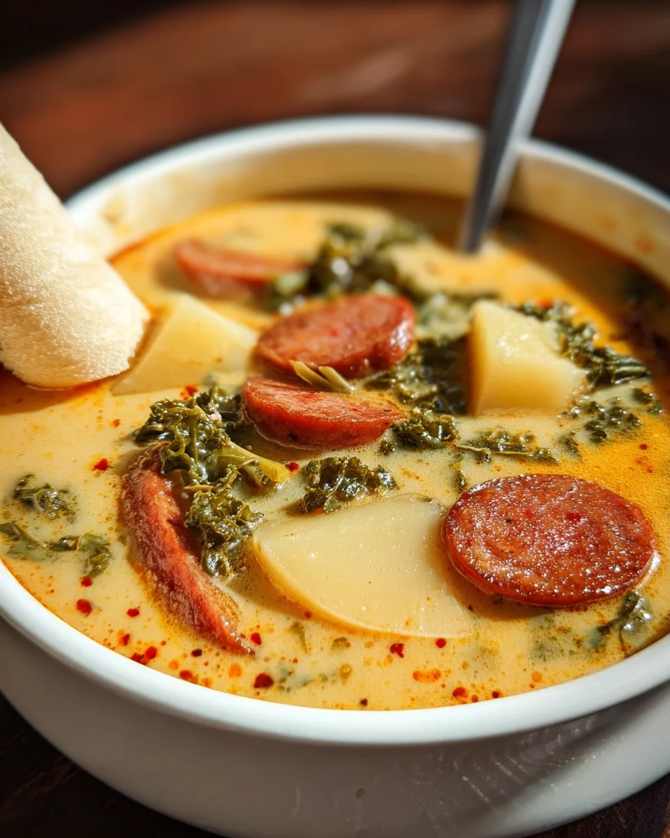 Instant Pot Smoky Sausage and Potato Soup