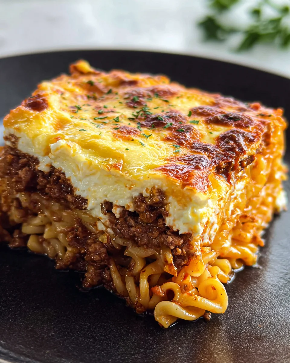 Pastitsio (Greek Lasagna)