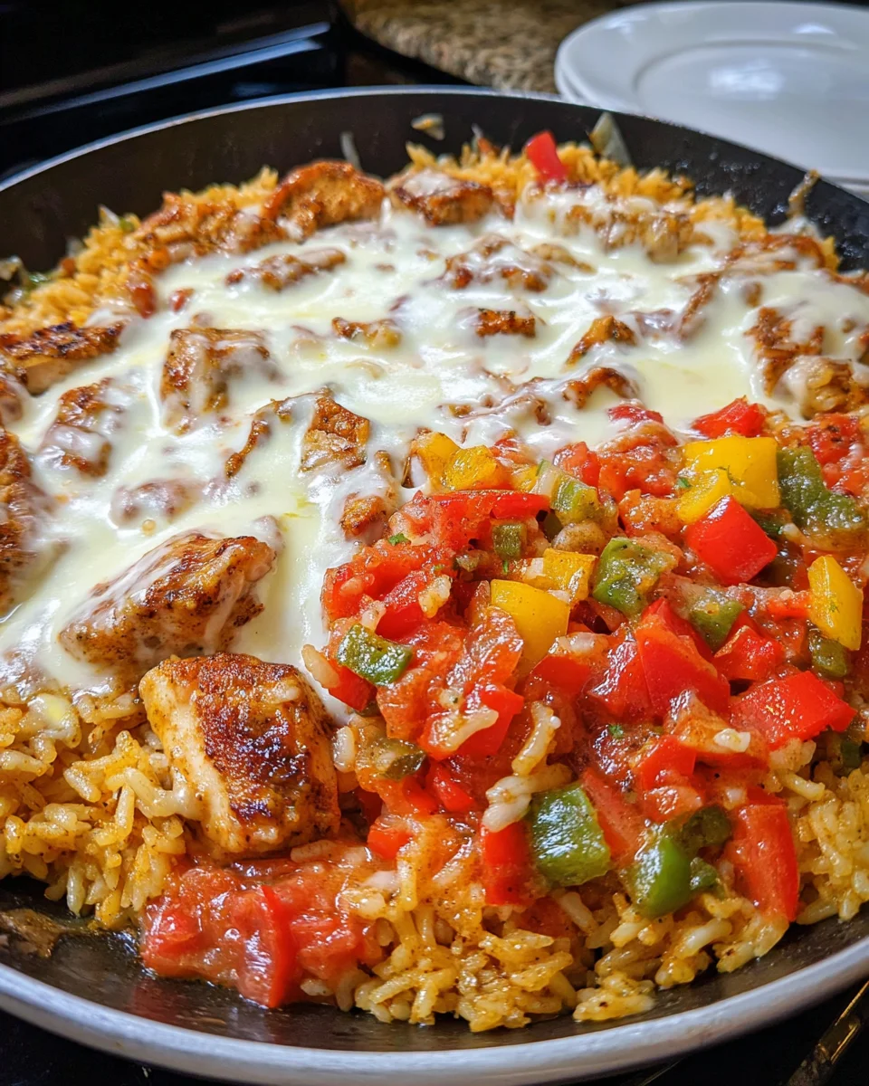 Queso Salsa Chicken & Rice