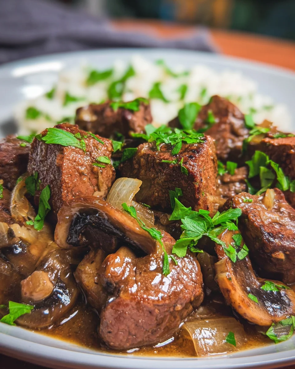 Slow Cooker Beef Tips