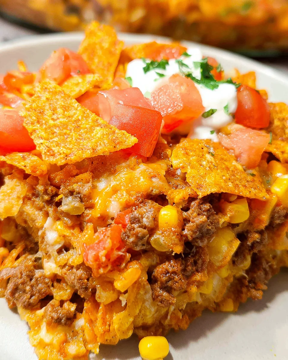 Taco Doritos Casserole